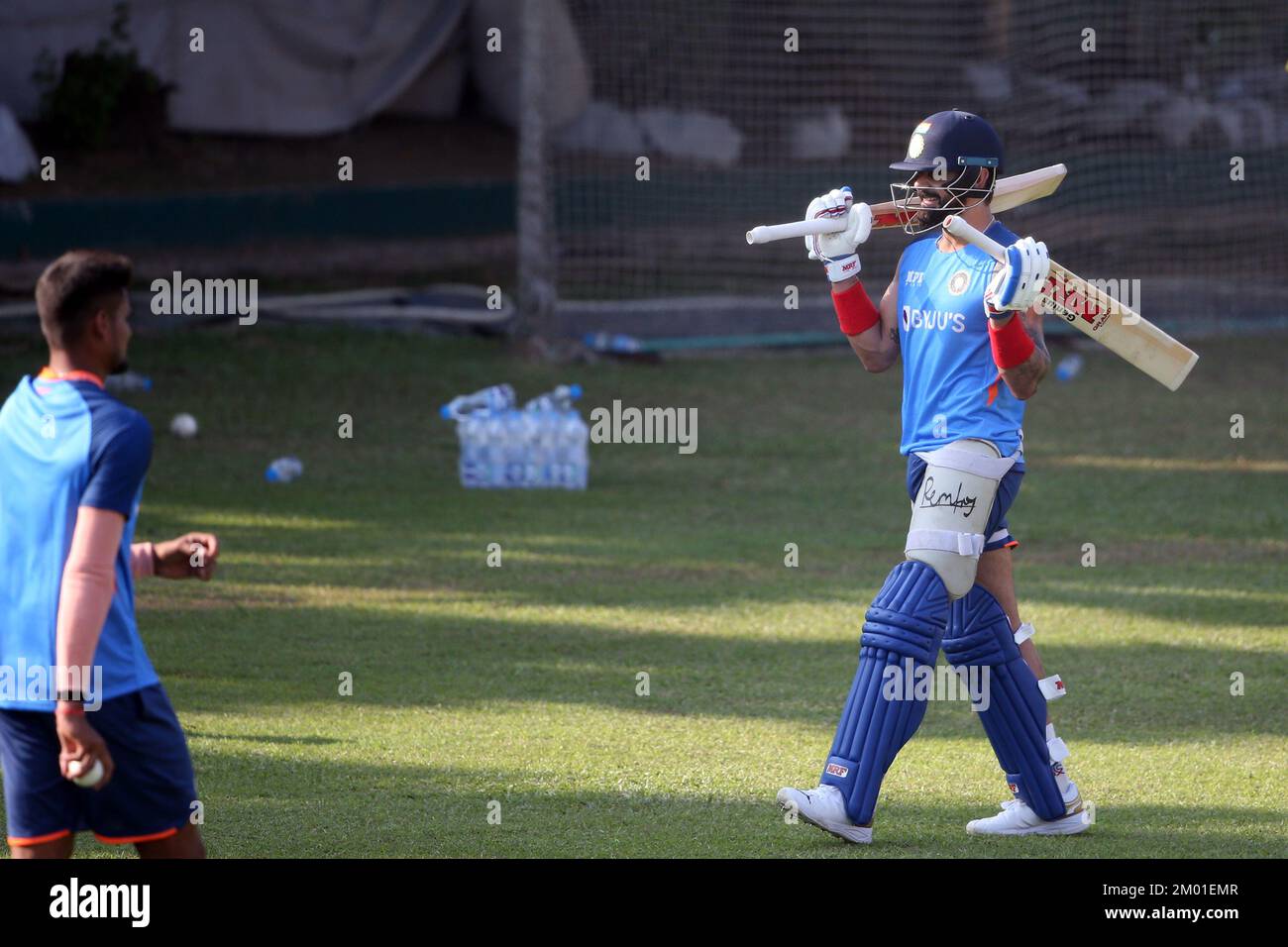 Indian cricket player Virat Kohli during practice session at National ...