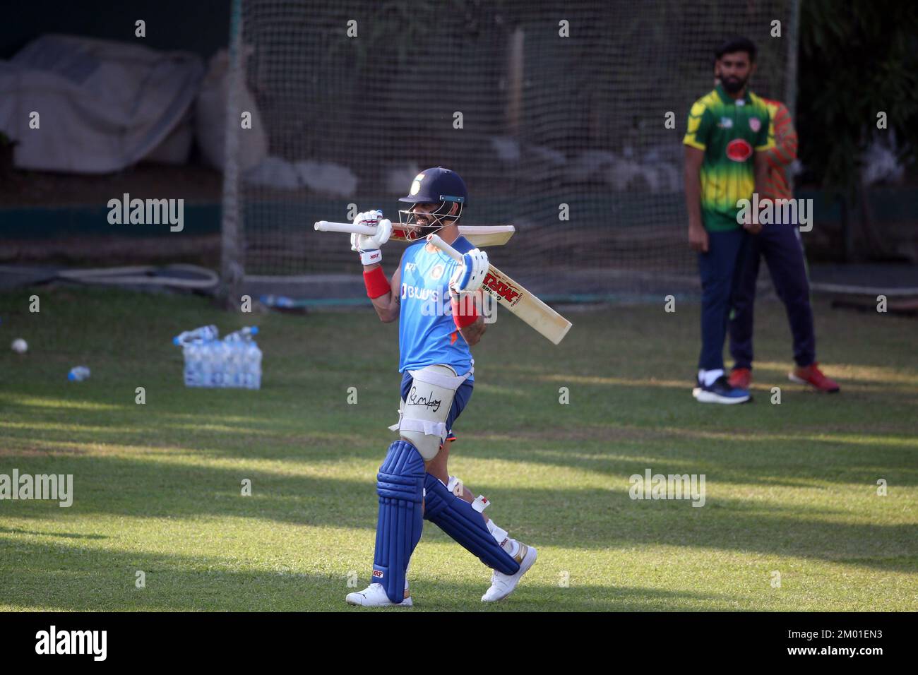 Indian cricket player Virat Kohli during practice session at National ...