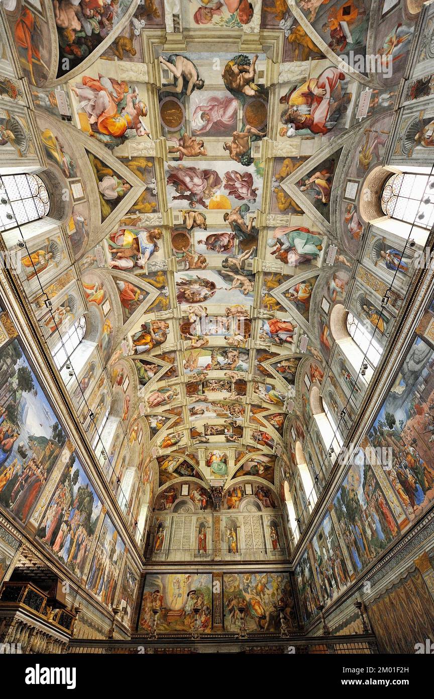 Michelangelo sistine chapel hi-res stock photography and images - Alamy