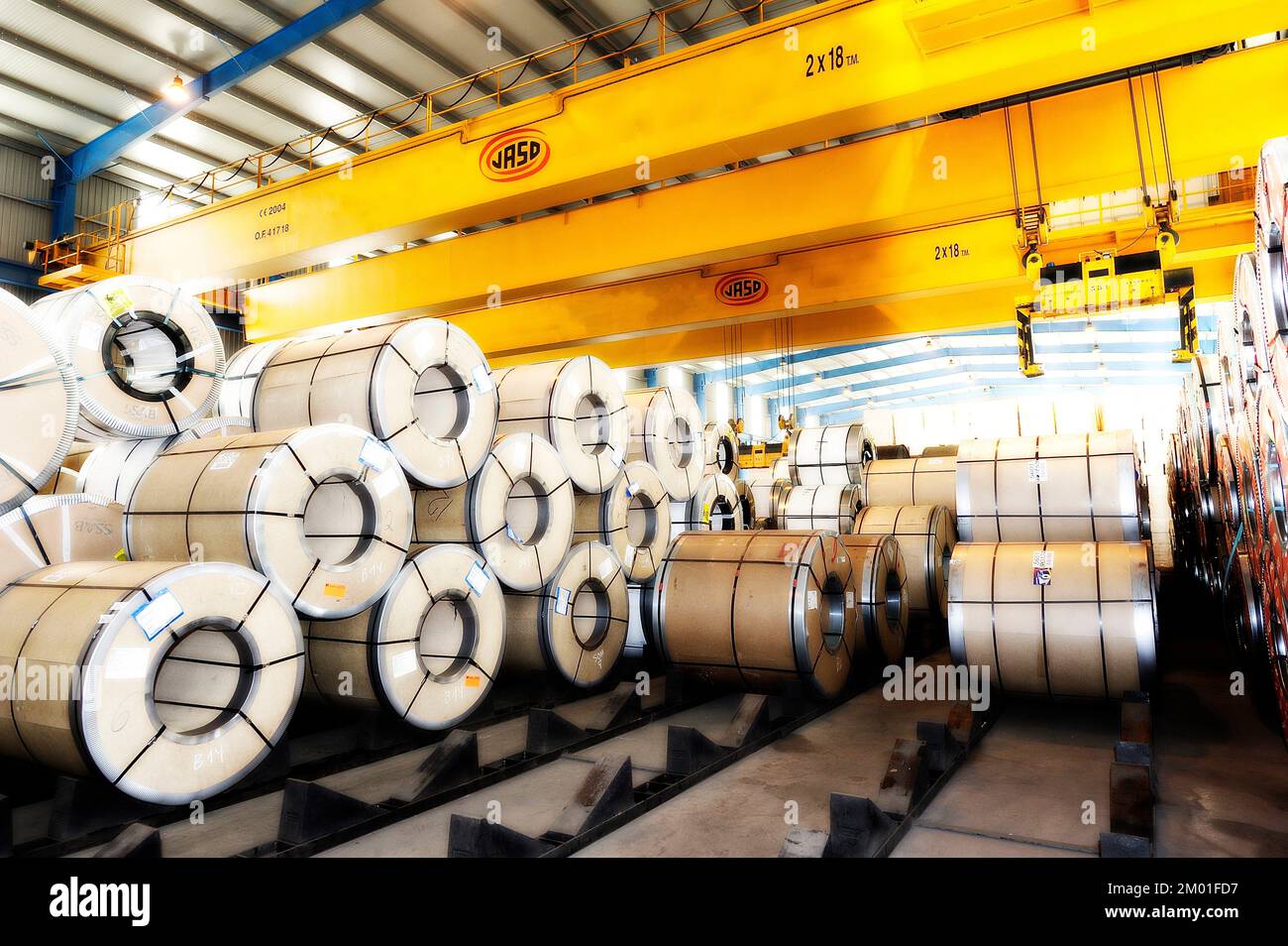 Coil steel loading hi-res stock photography and images - Alamy