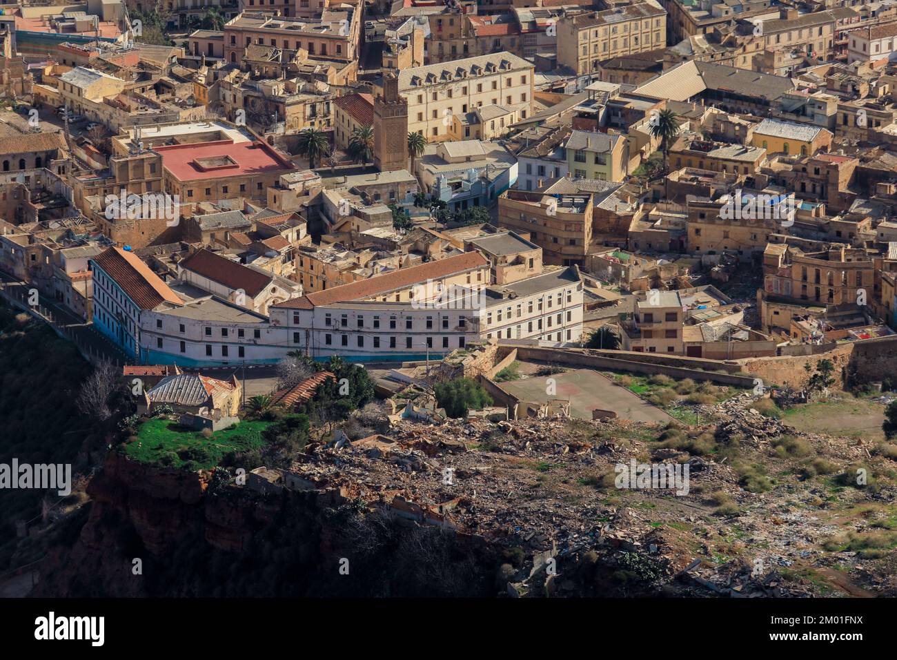 Panoramic View to the Roofs of Oran Old Town, Algeria Stock Photo - Alamy