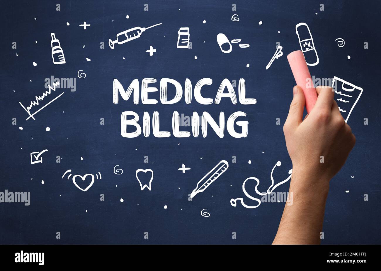 Hand drawing medical concept concept Stock Photo - Alamy