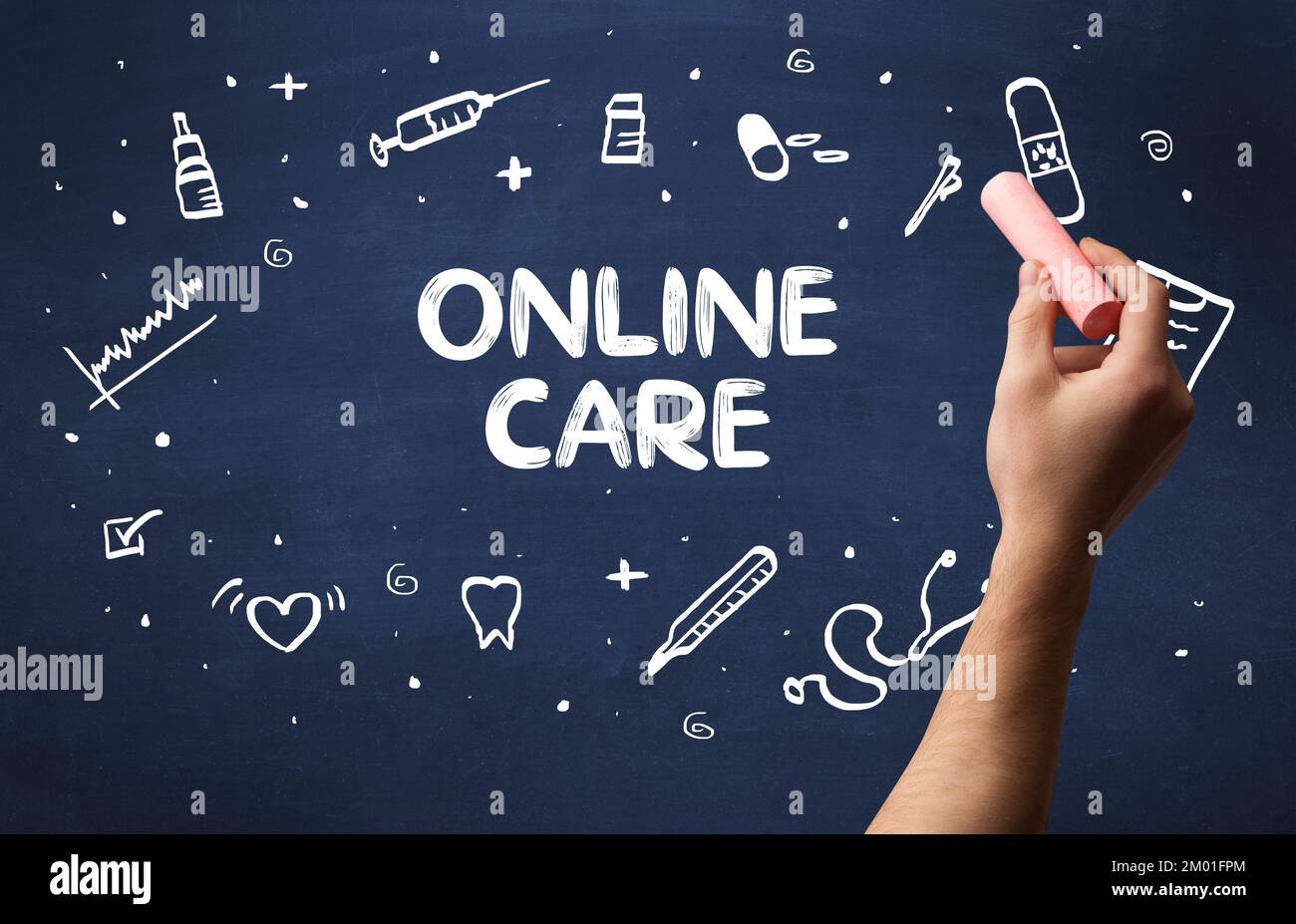 Hand drawing medical concept concept Stock Photo - Alamy