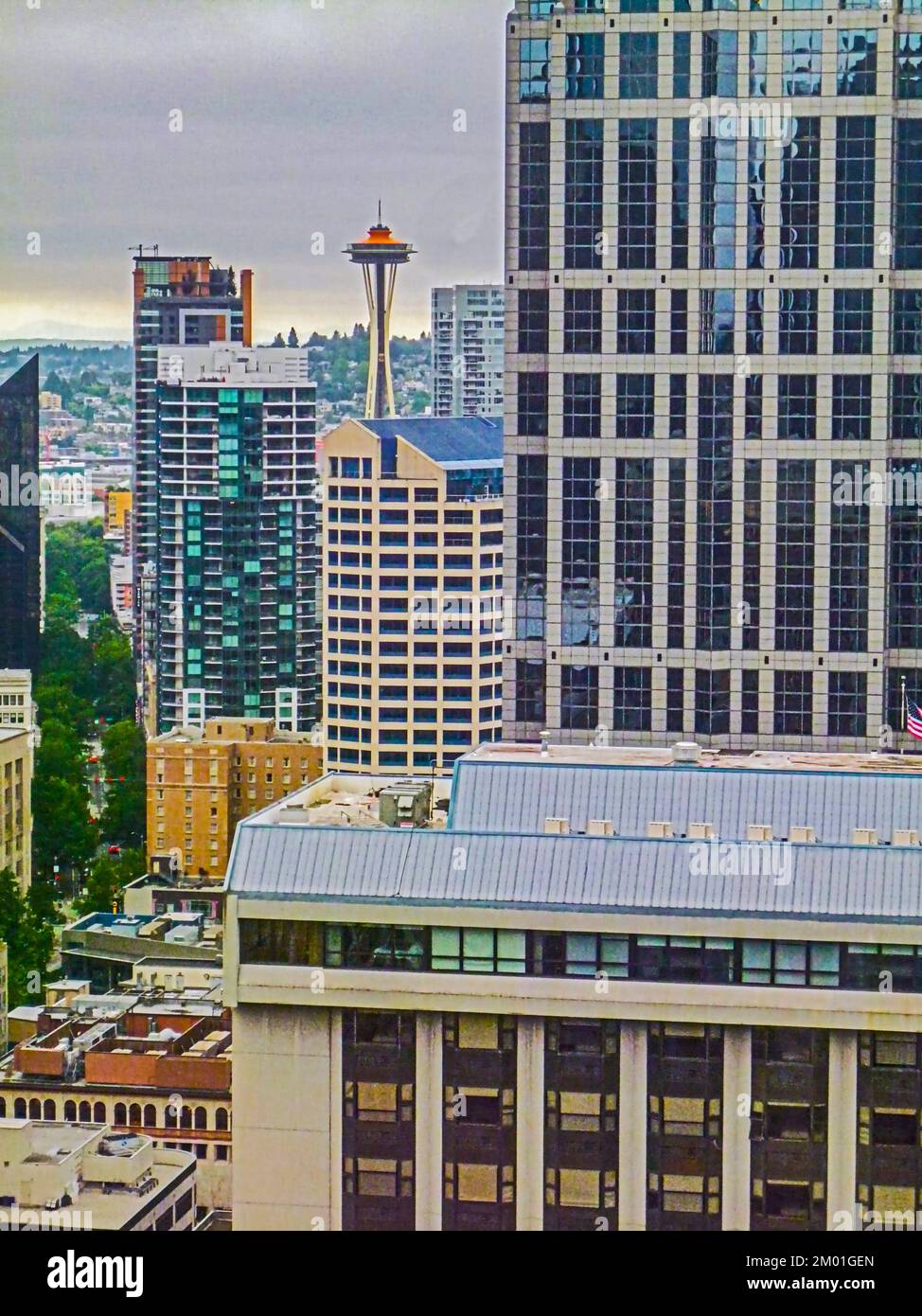 Space needle structure hi-res stock photography and images - Alamy