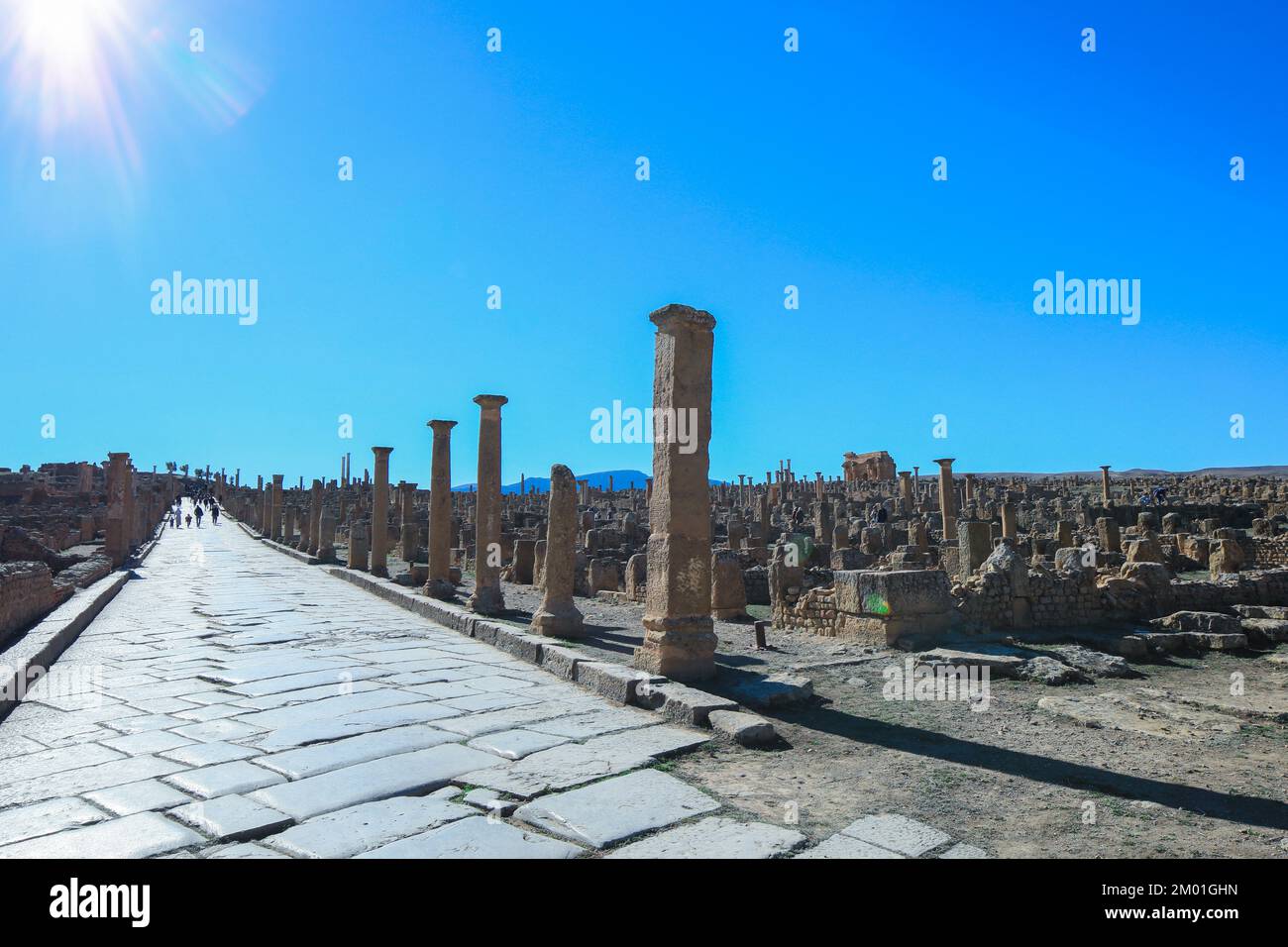 Timgad algeria aerial hi-res stock photography and images - Alamy