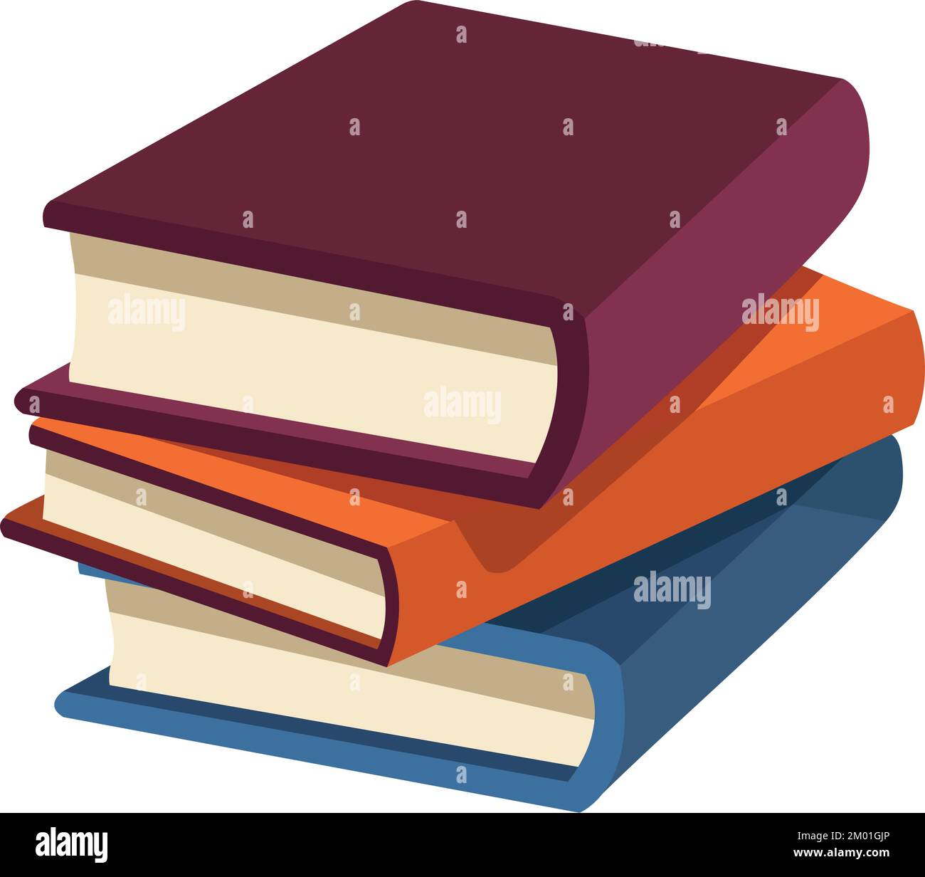 pile text books library Stock Vector Image & Art - Alamy