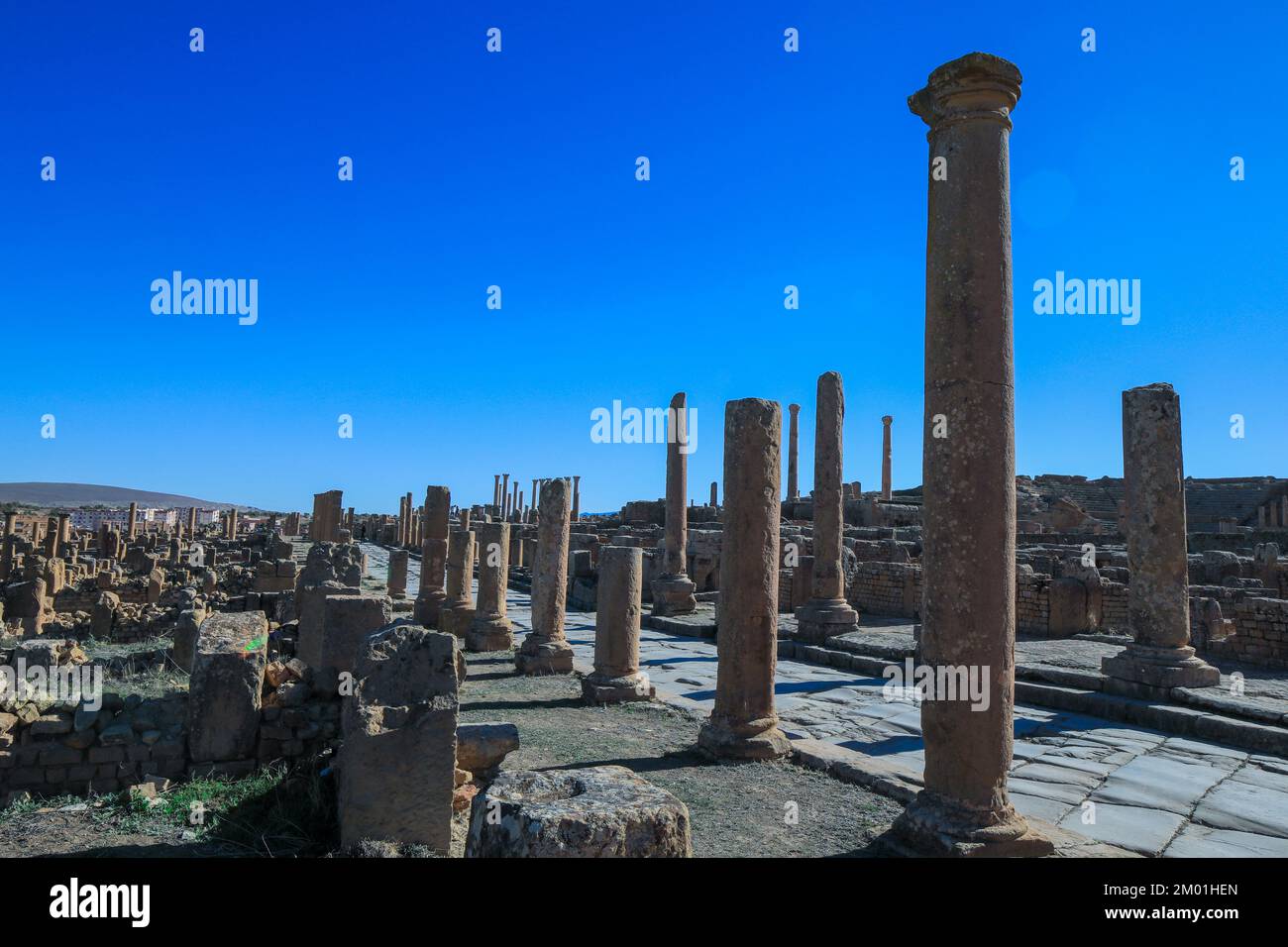 Timgad algeria aerial hi-res stock photography and images - Alamy
