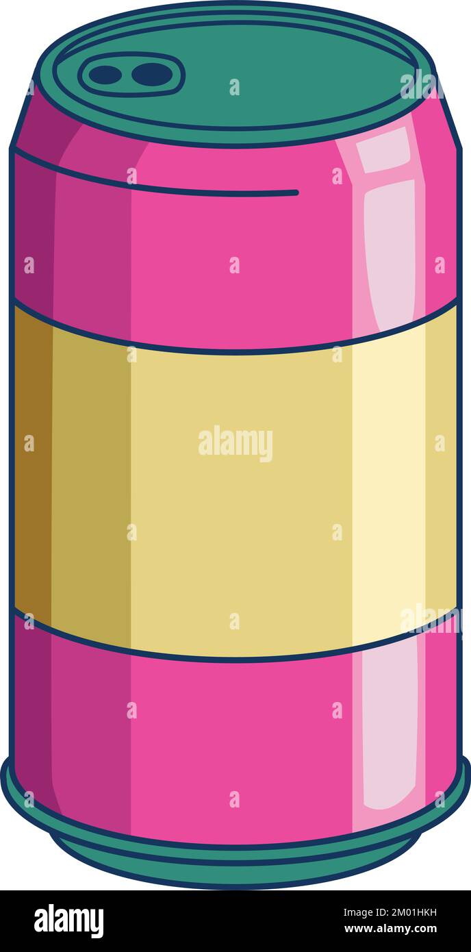soda can 90s pop art style Stock Vector Image & Art - Alamy