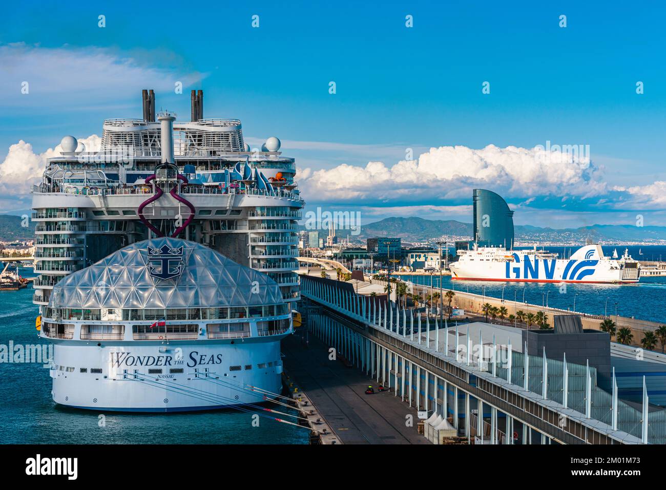 Barcelona Cruise Ship Docks