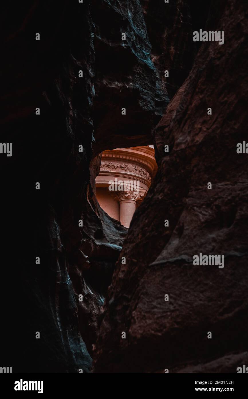 The narrow gorge walls of the Siq offer really unique shots of The Al ...