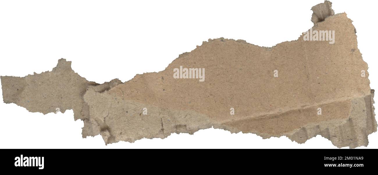 Torn cardboard textures, a piece of cardboard papers Stock Photo - Alamy