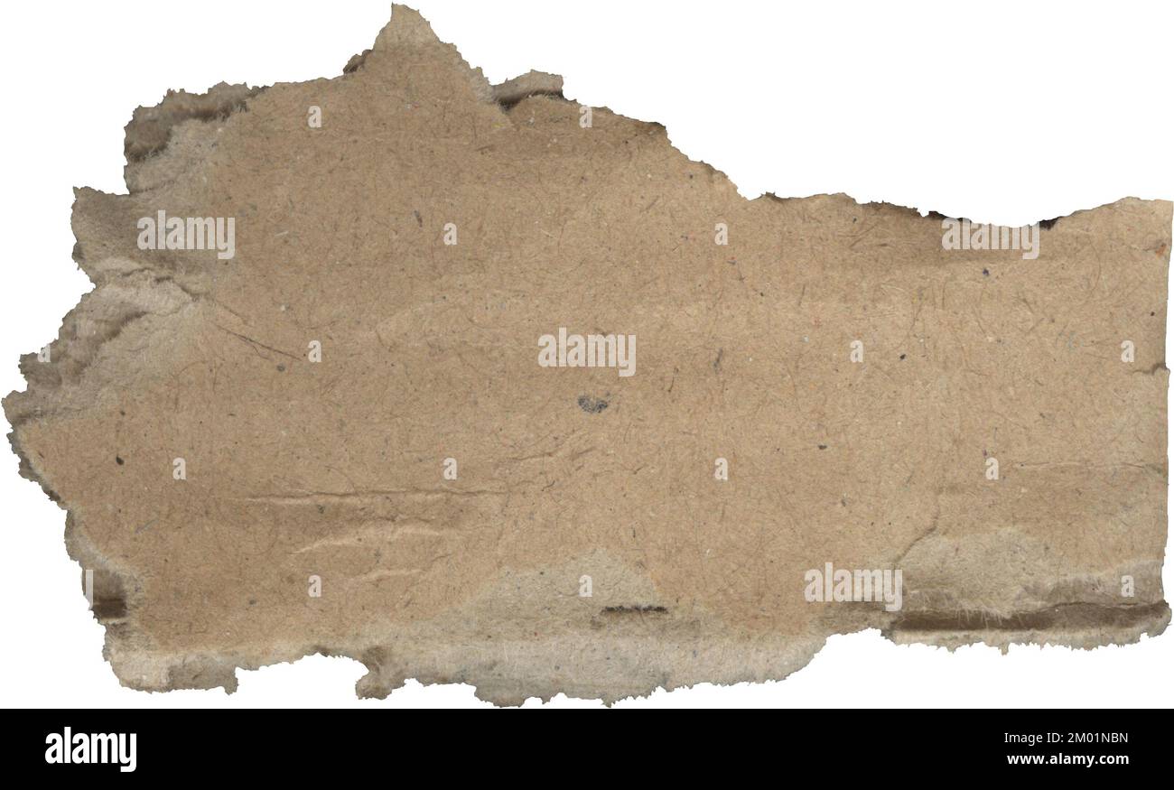 Torn cardboard textures, a piece of cardboard papers Stock Photo - Alamy