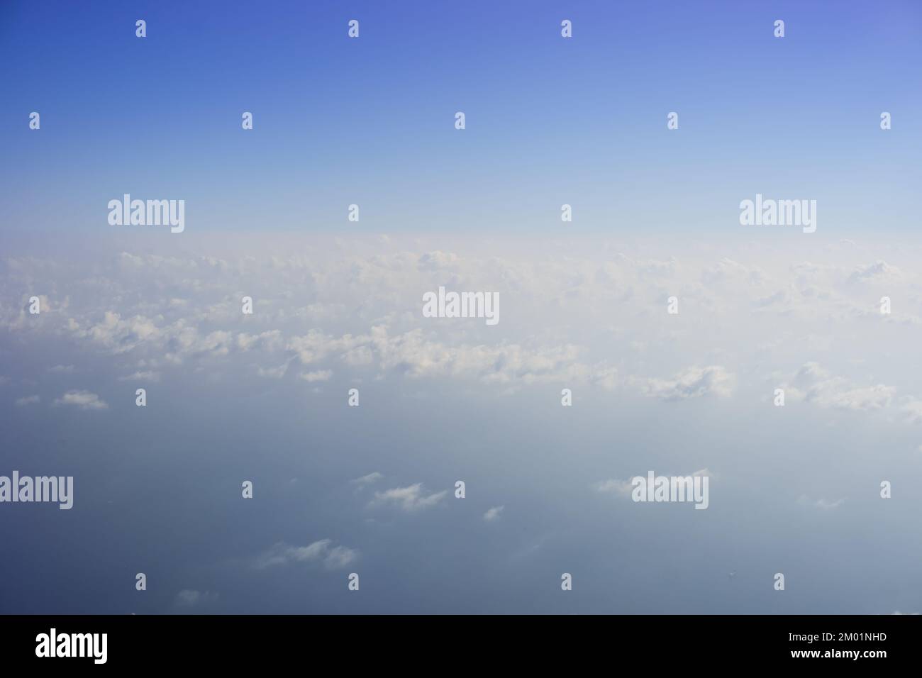 aerial view of blue sky with clouds from jet flight Stock Photo - Alamy