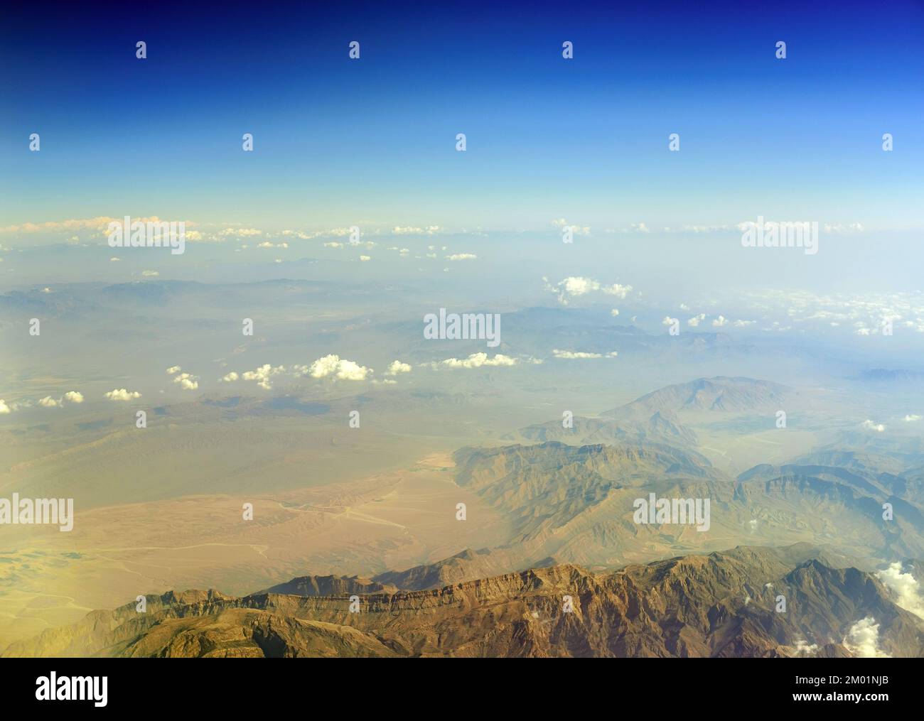 aerial view of blue sky with clouds from jet flight Stock Photo - Alamy