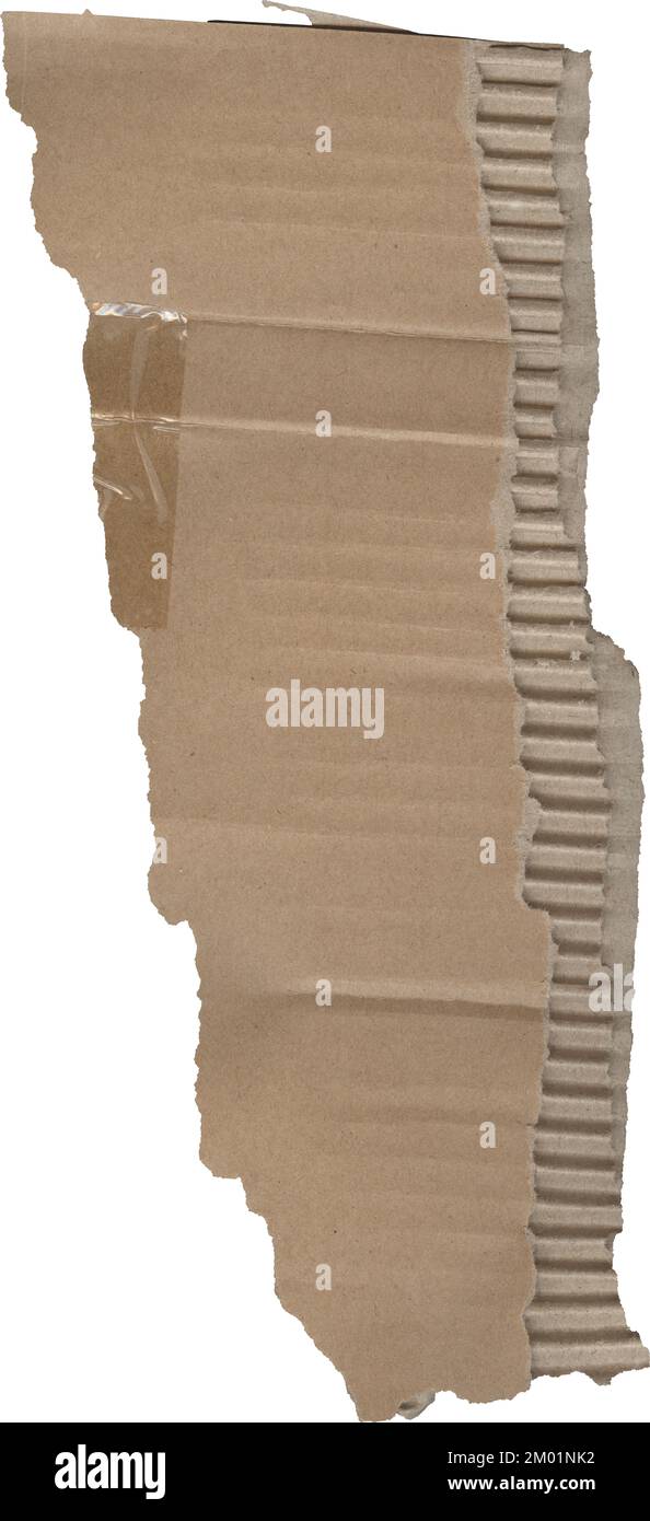 Torn cardboard textures, a piece of cardboard papers Stock Photo - Alamy