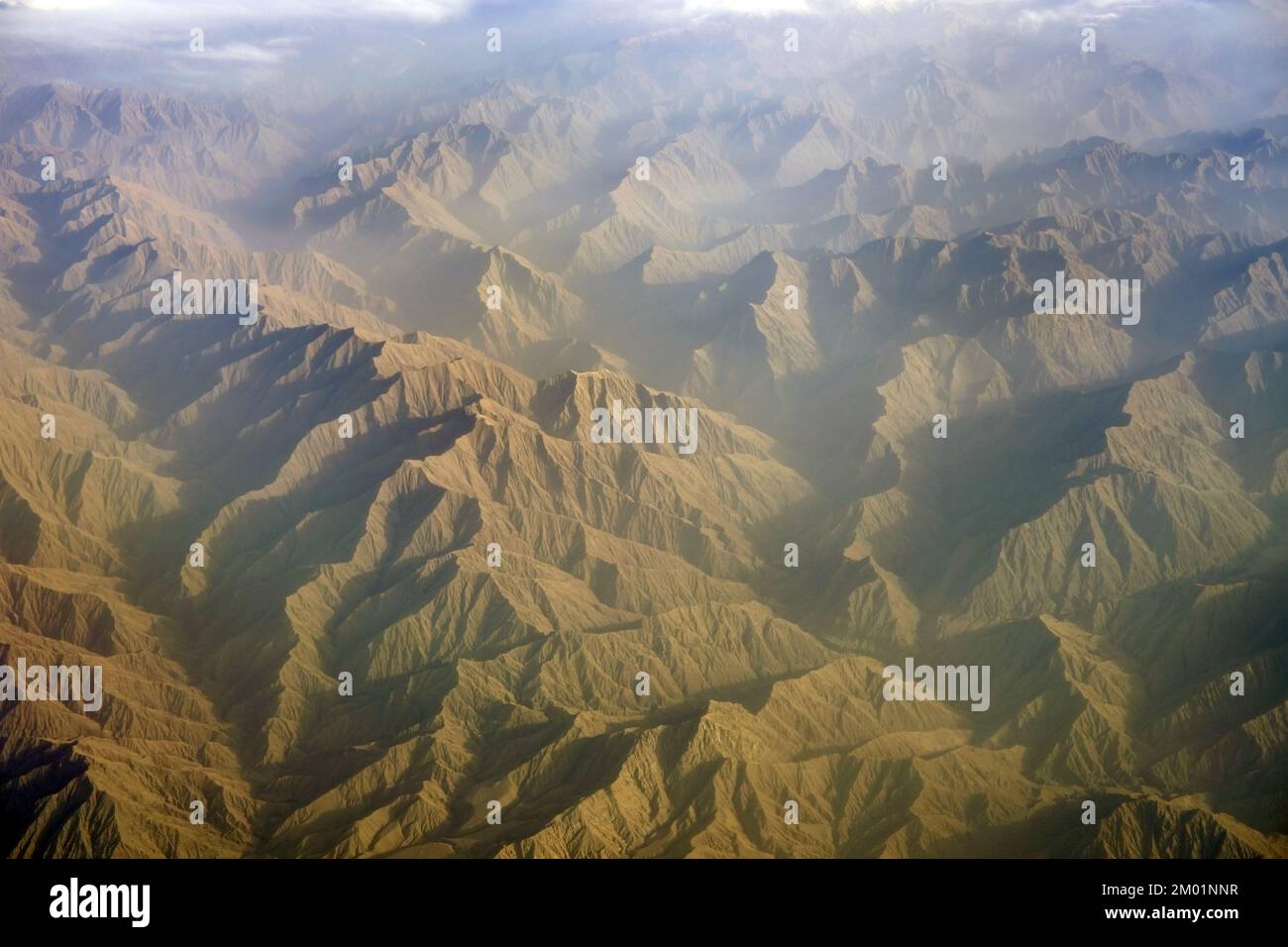 aerial view of mountains from jet flight Stock Photo - Alamy