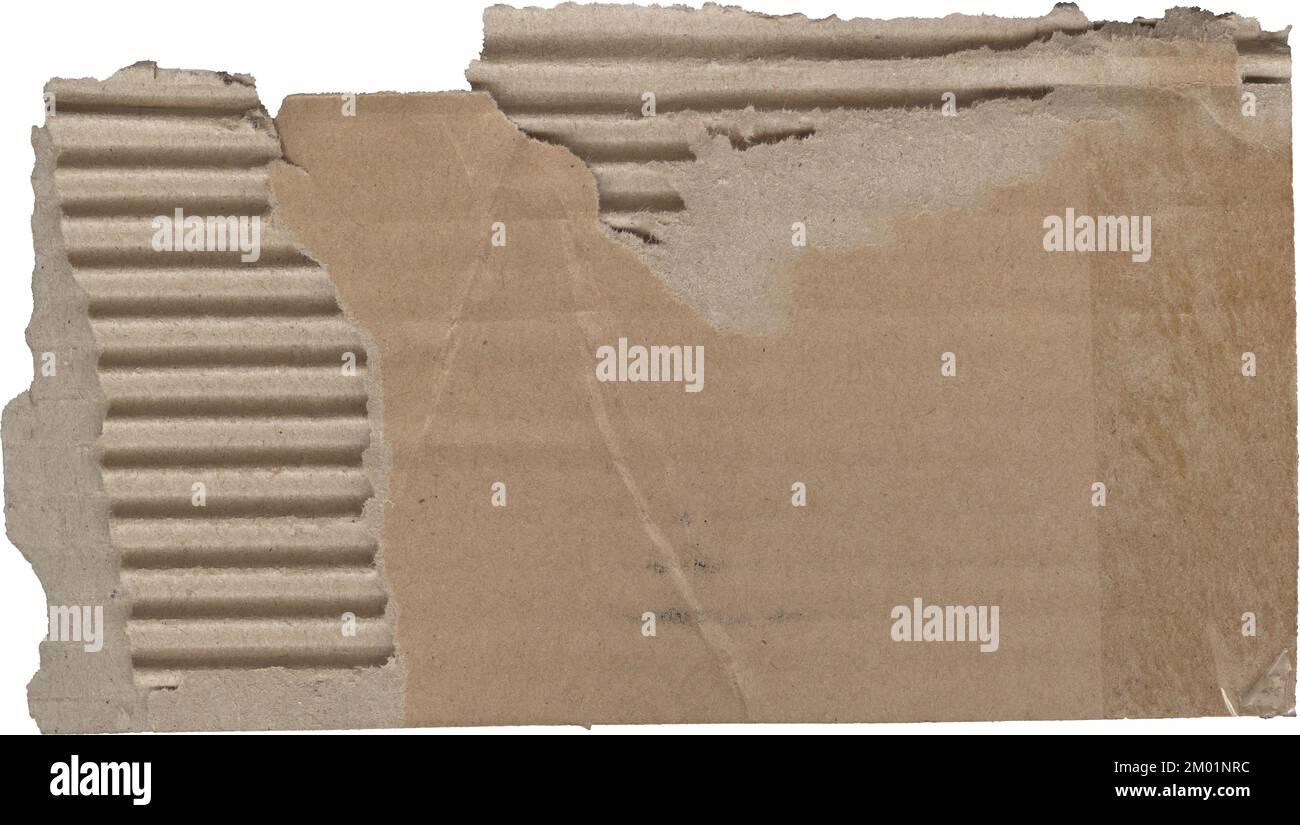 Torn cardboard textures, a piece of cardboard papers Stock Photo - Alamy