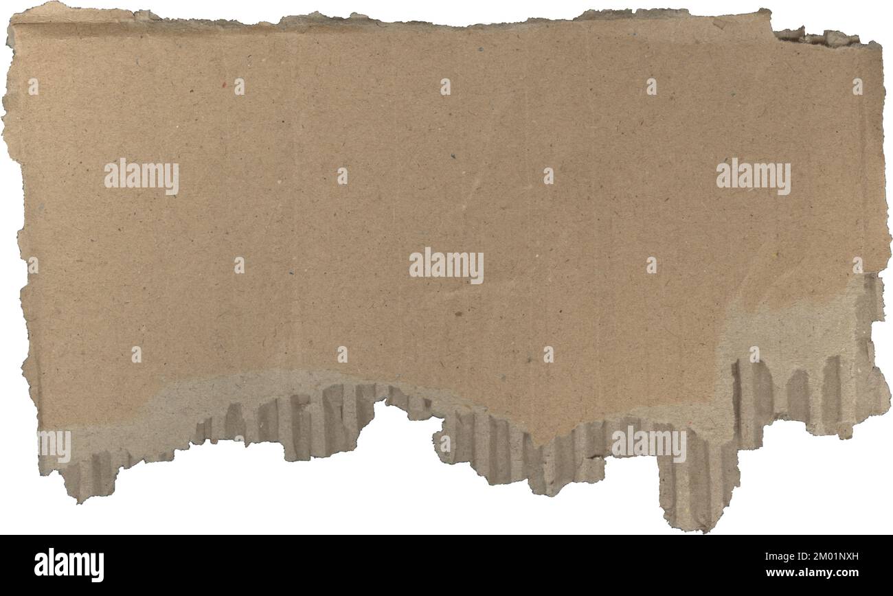 Torn cardboard textures, a piece of cardboard papers Stock Photo - Alamy