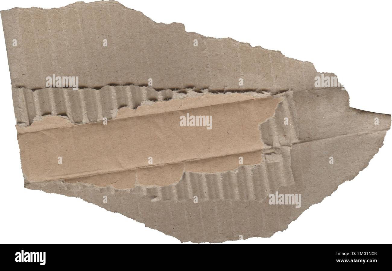 Torn cardboard textures, a piece of cardboard papers Stock Photo - Alamy