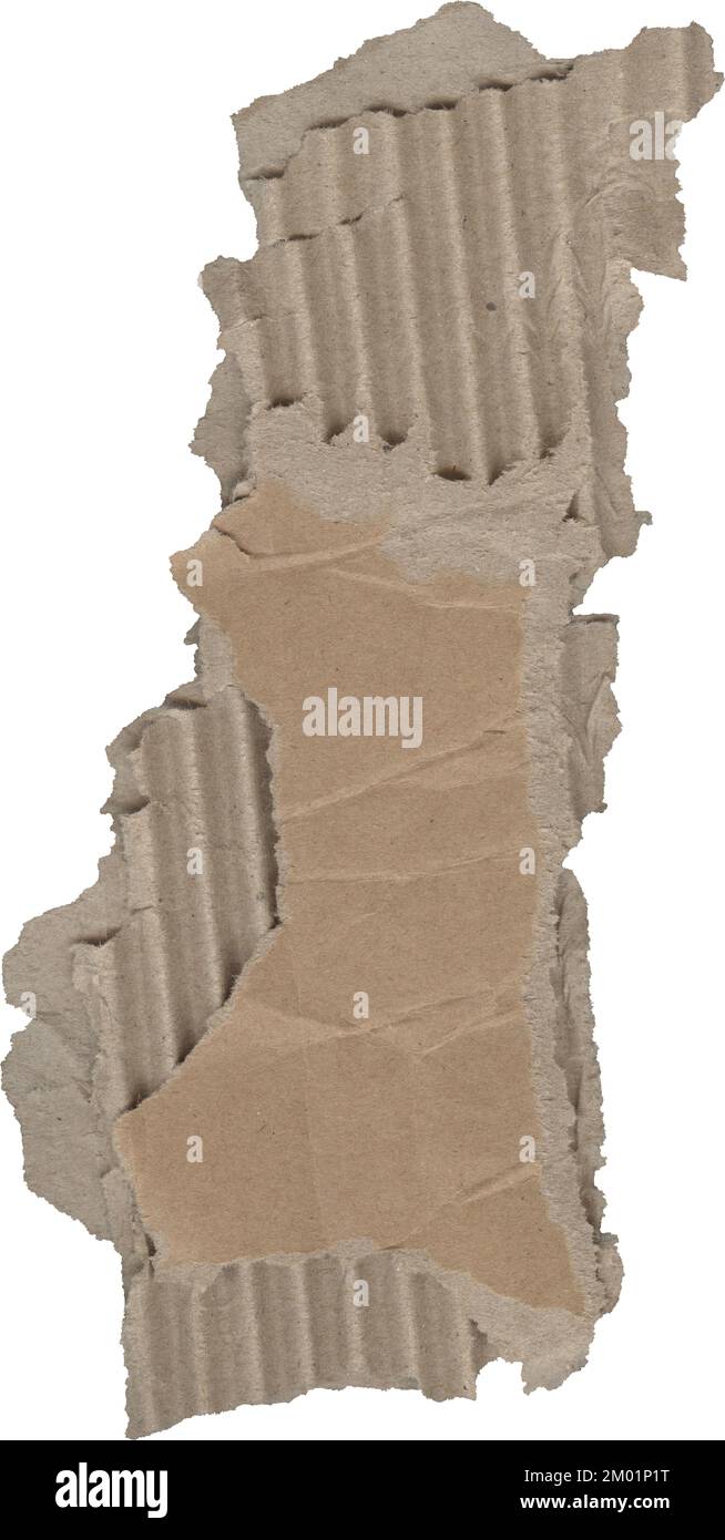 Torn cardboard textures, a piece of cardboard papers Stock Photo - Alamy