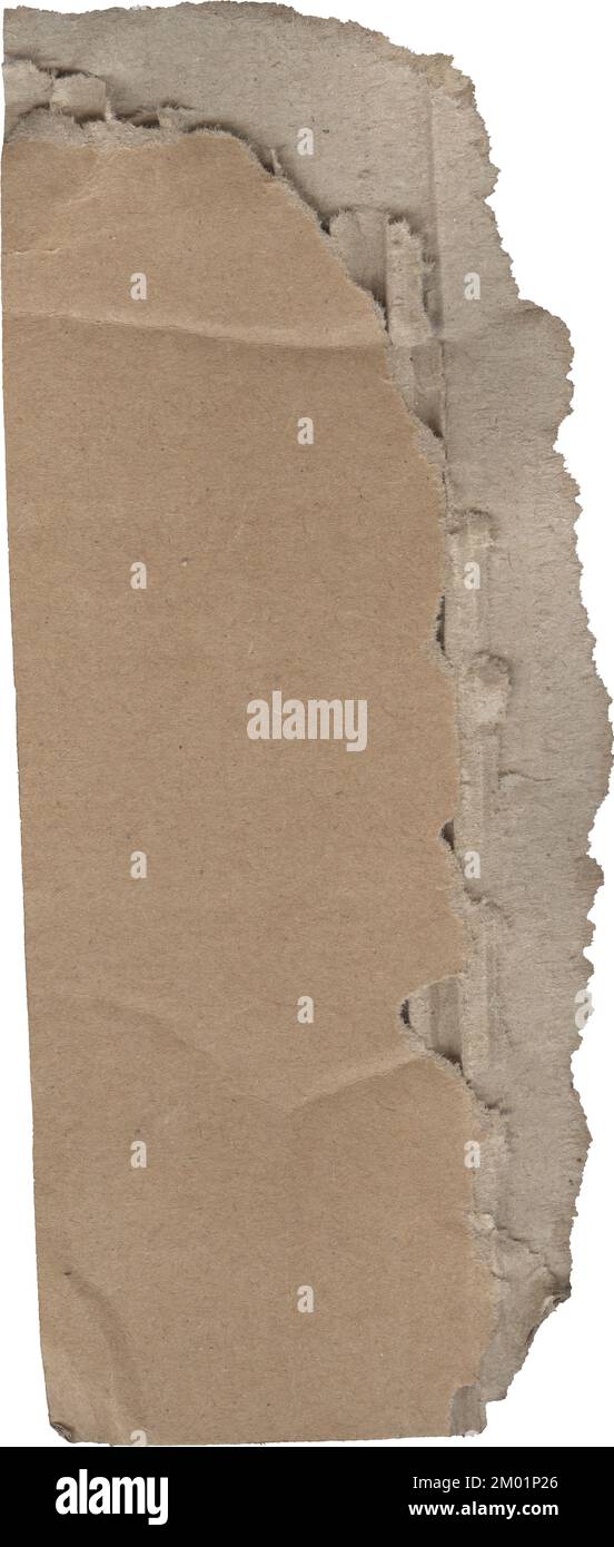 Torn cardboard textures, a piece of cardboard papers Stock Photo - Alamy