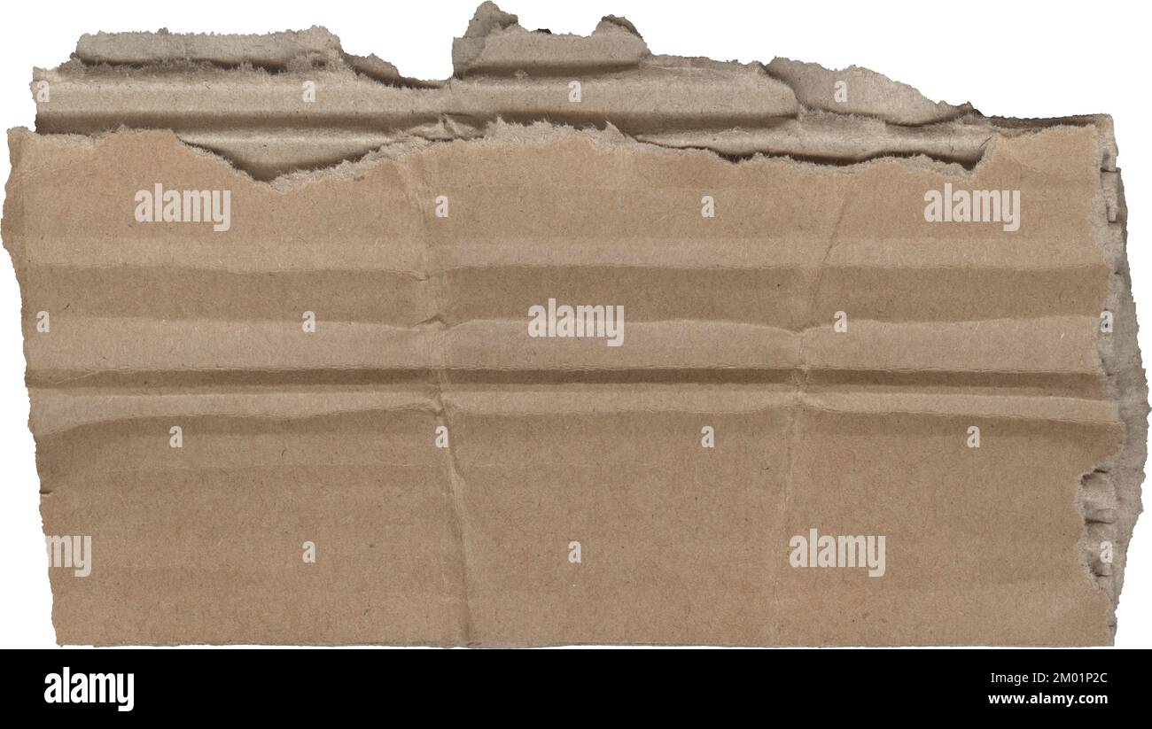 Torn cardboard textures, a piece of cardboard papers Stock Photo - Alamy
