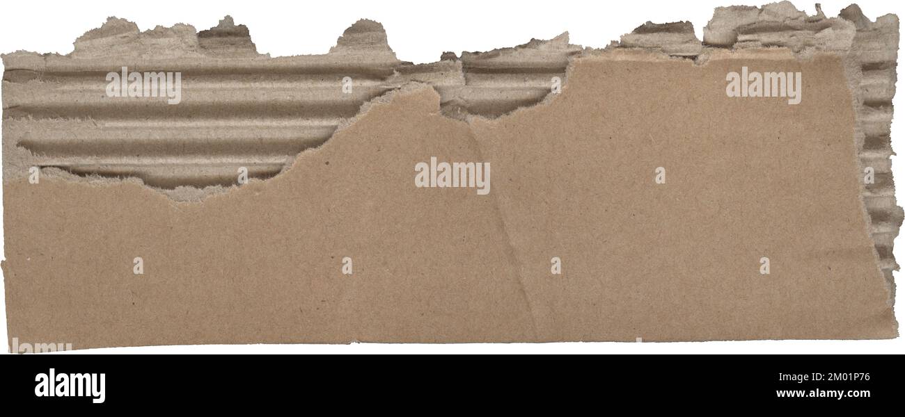 Torn cardboard textures, a piece of cardboard papers Stock Photo - Alamy
