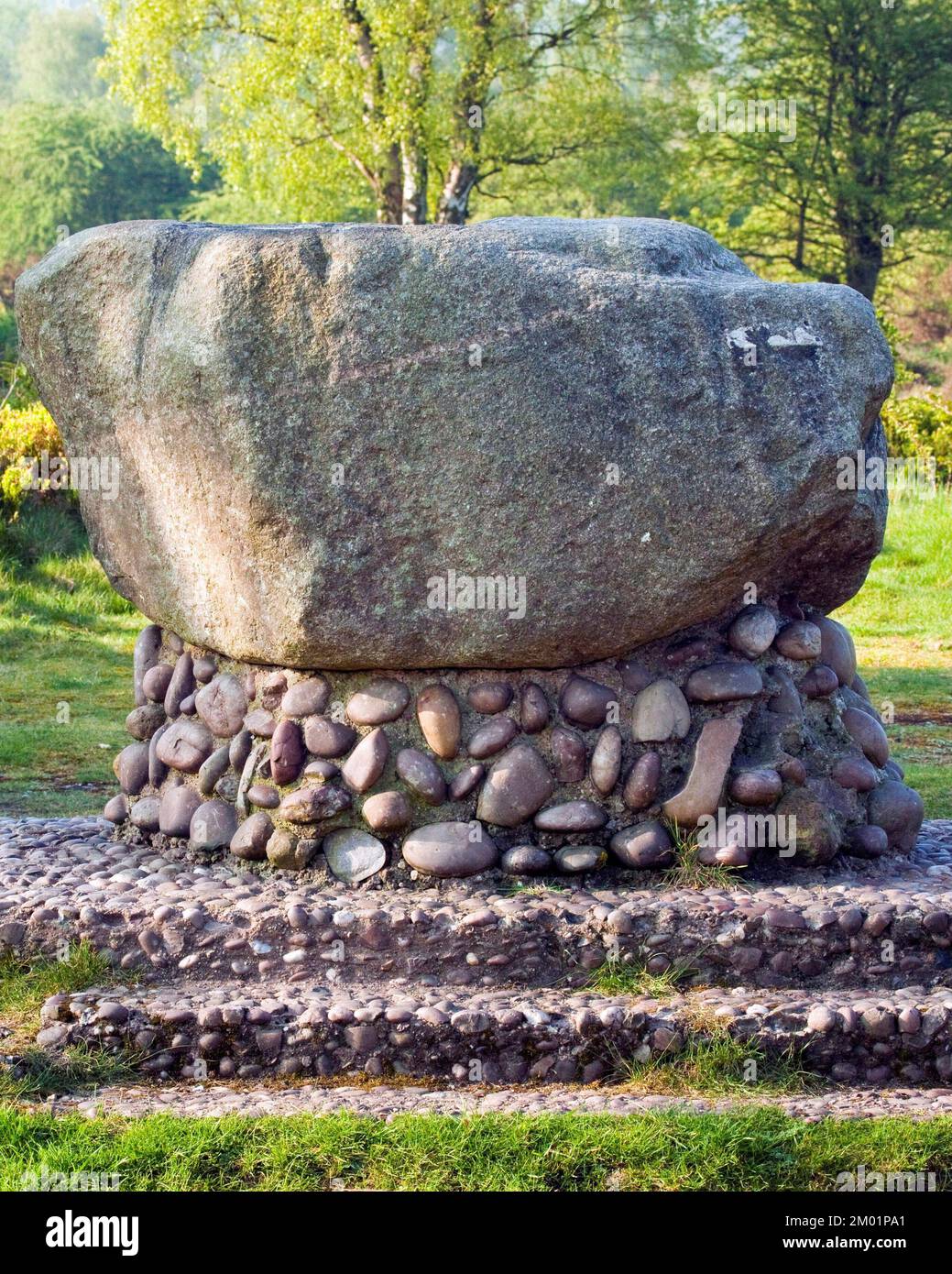 Glacial Boulder on Cannock Chase Country Park AONB (area of outstanding ...
