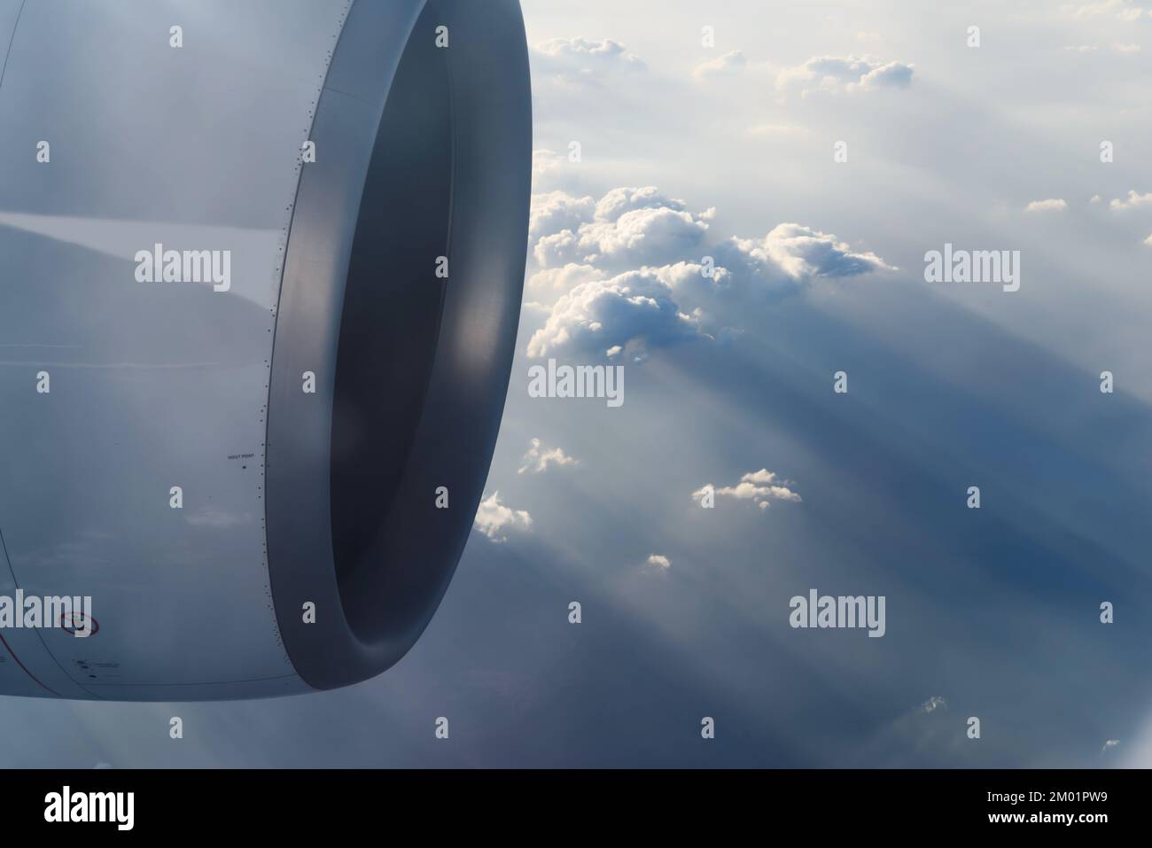 aerial view of sky and clouds from jet flight Stock Photo - Alamy