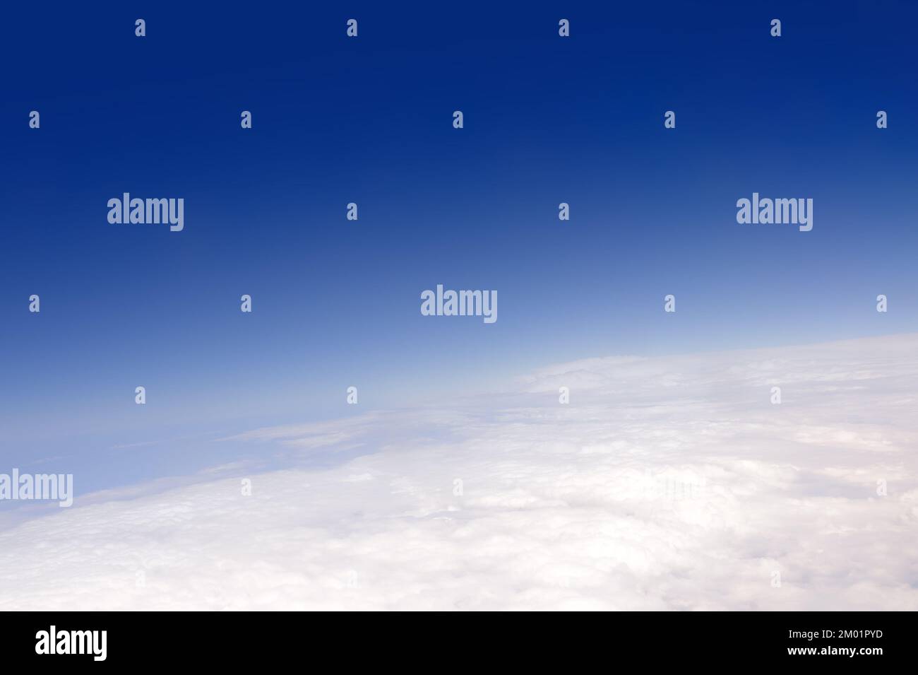 aerial view of blue sky with clouds from jet flight Stock Photo - Alamy