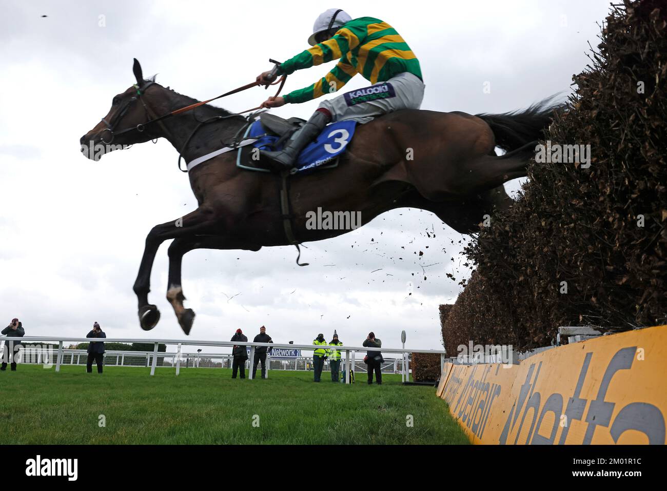 Jonbon ridden by jockey Aidan Coleman on their way to winning the Close ...
