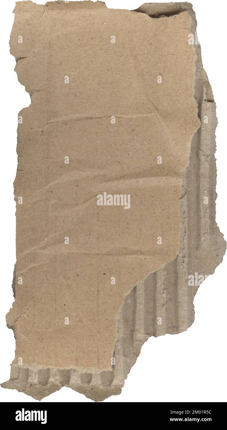 Torn cardboard textures, a piece of cardboard papers Stock Photo - Alamy
