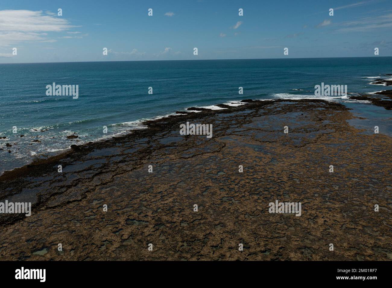 reefs seen from above on a low tide day Stock Photo - Alamy