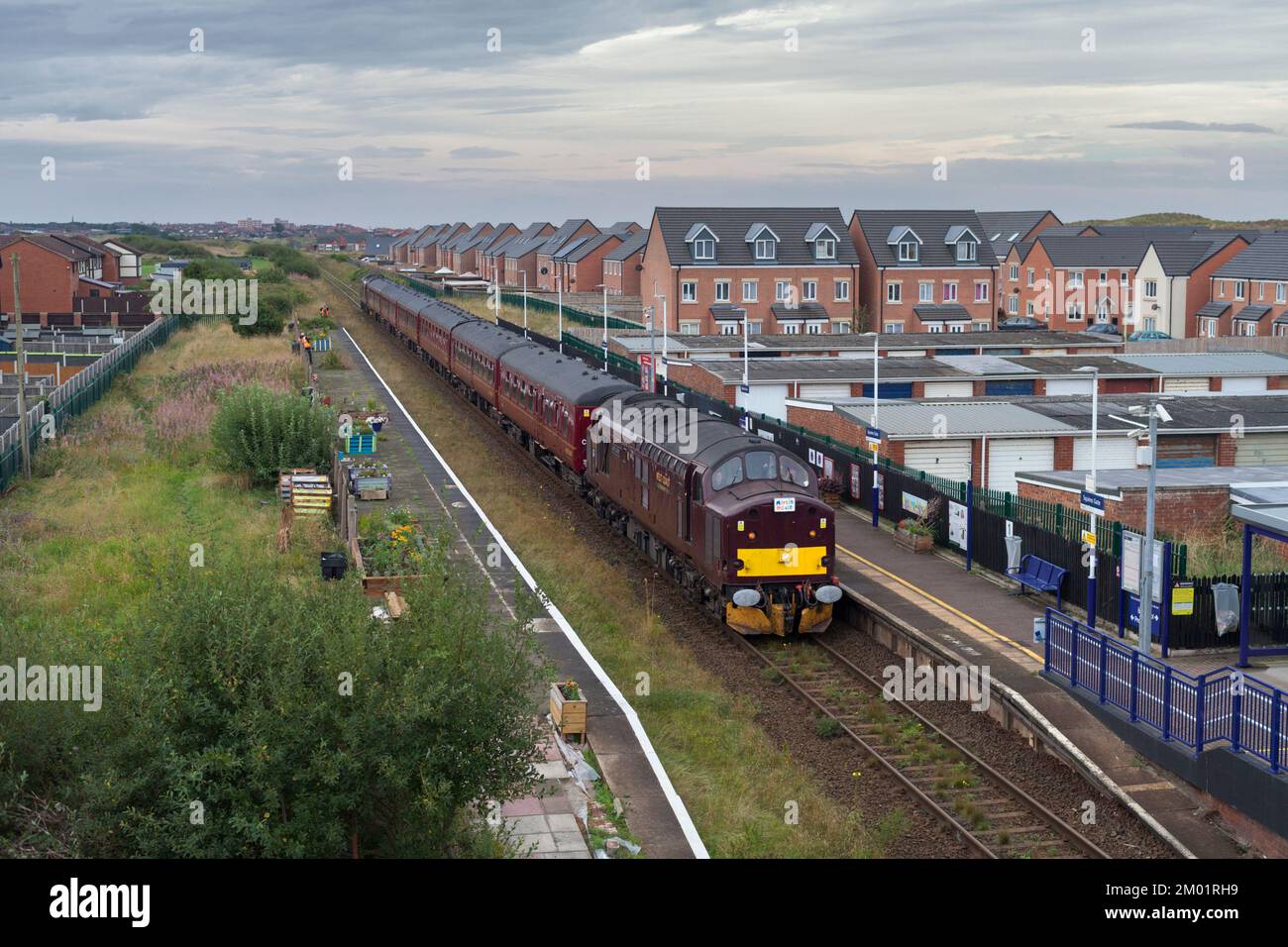 West Coast railways class 37 diesel locomotive 37516 at Starr Gate on ...