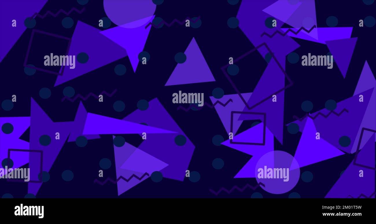 Dark blue geometric abstract background with shape pattern Stock Photo ...