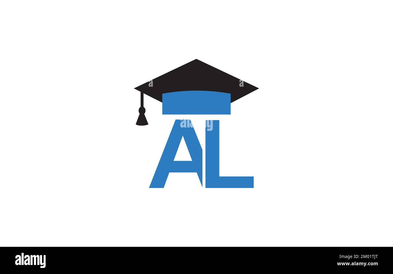 Academic education symbol and Student hat logo. Education cap monogram ...