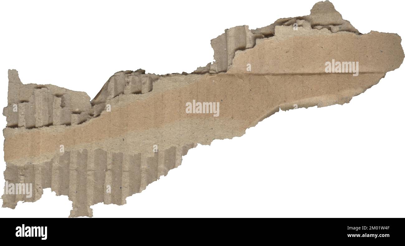 Torn cardboard textures, a piece of cardboard papers Stock Photo - Alamy