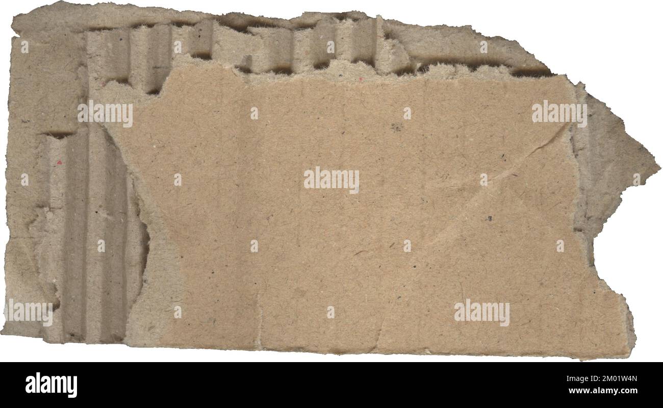 Torn cardboard textures, a piece of cardboard papers Stock Photo - Alamy