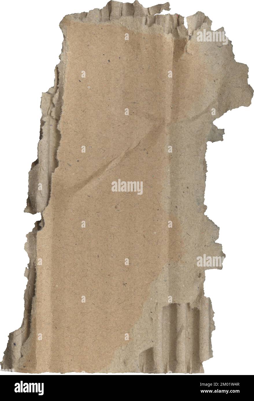 Torn cardboard textures, a piece of cardboard papers Stock Photo - Alamy