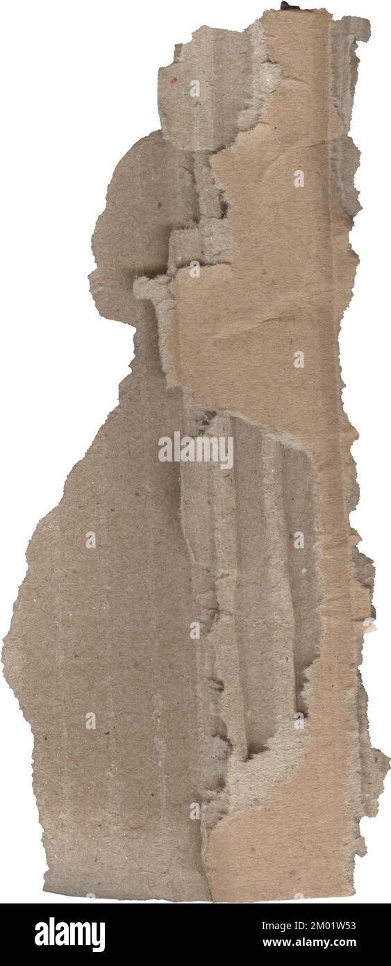 Torn cardboard textures, a piece of cardboard papers Stock Photo - Alamy