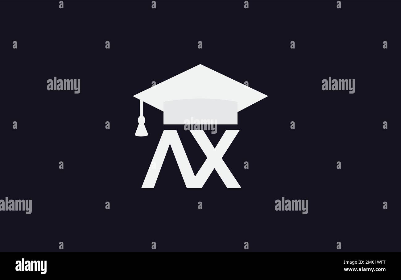 Academic education symbol and Student hat logo. Education cap monogram ...