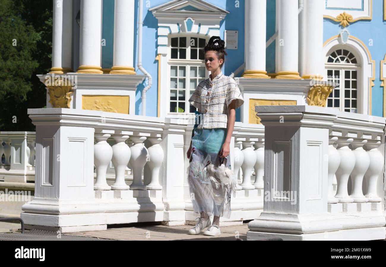 Collection of Stas Lopatkin in the theatrical fashion parade during the project Associations in ...