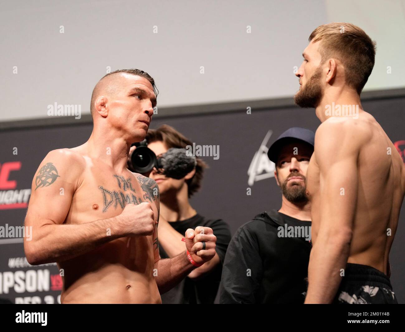 Darren elkins l and jonathan pearce r hi-res stock photography and ...