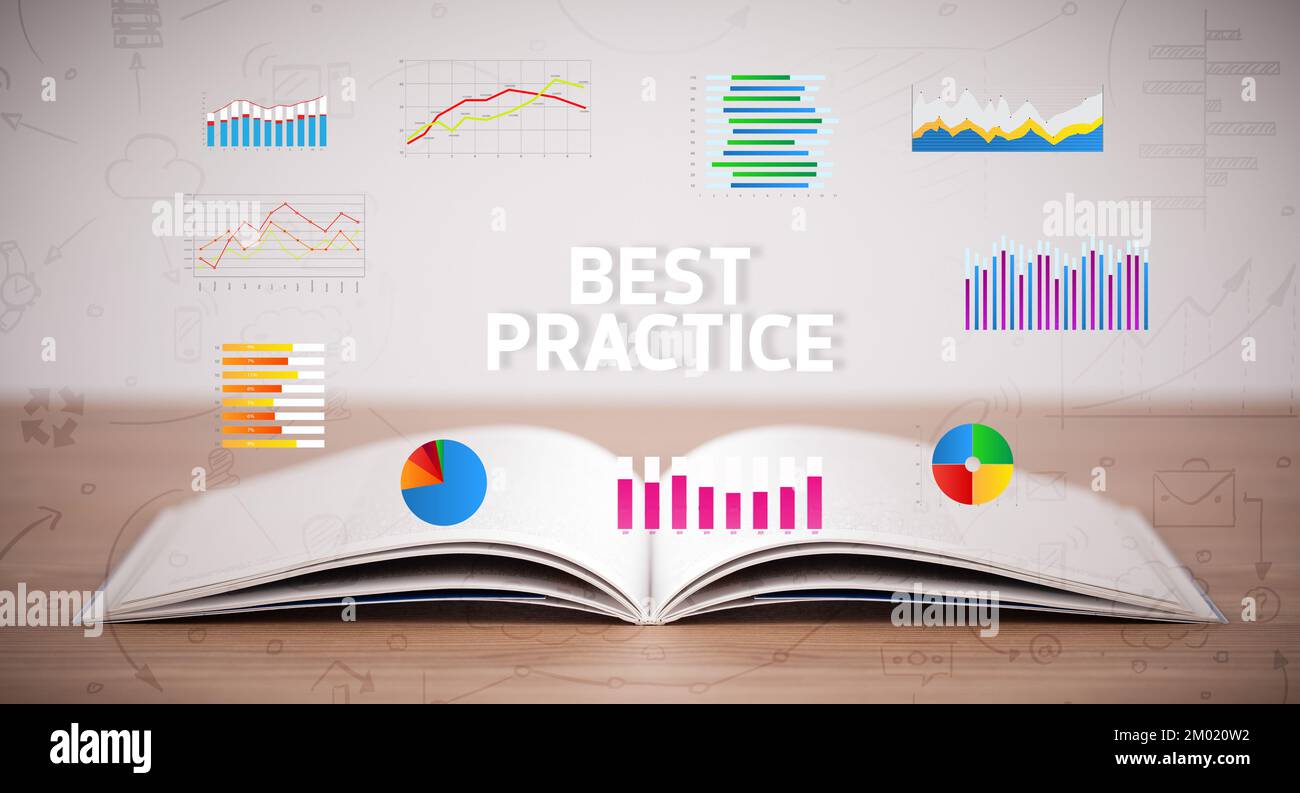 open book, business concept concept Stock Photo - Alamy