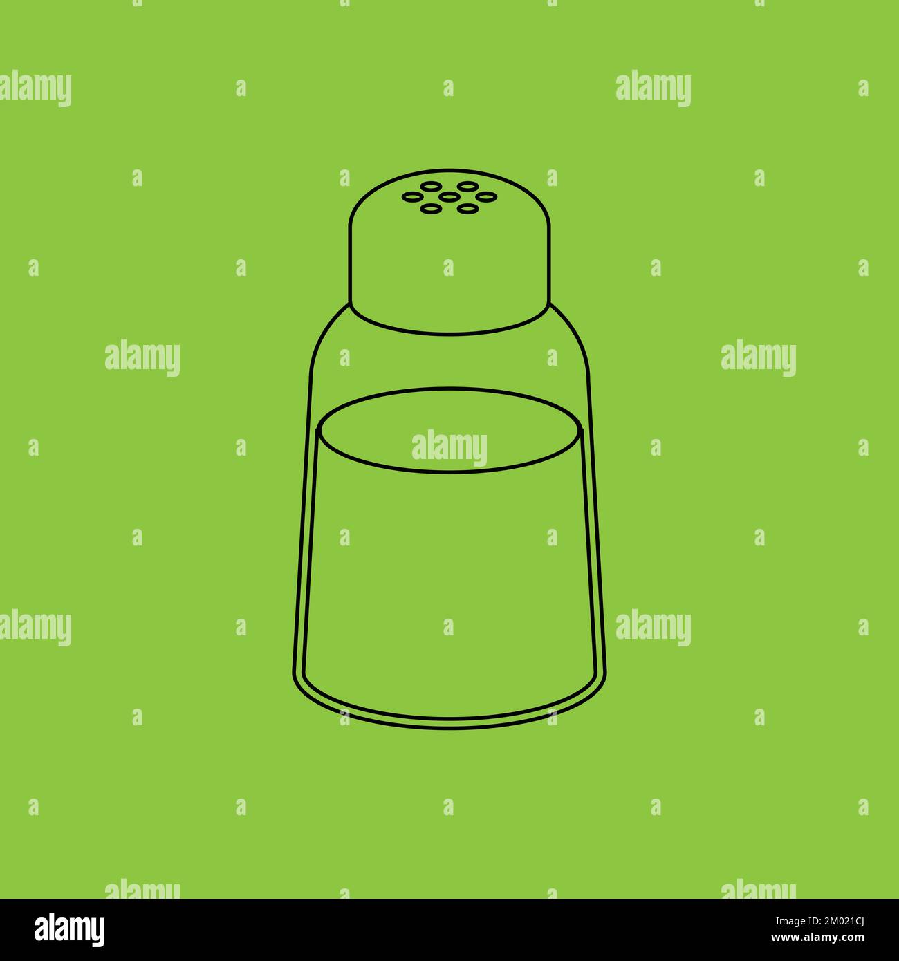 Salt icon isolated. Fast Food Concept. - Vector . Vector illustration ...