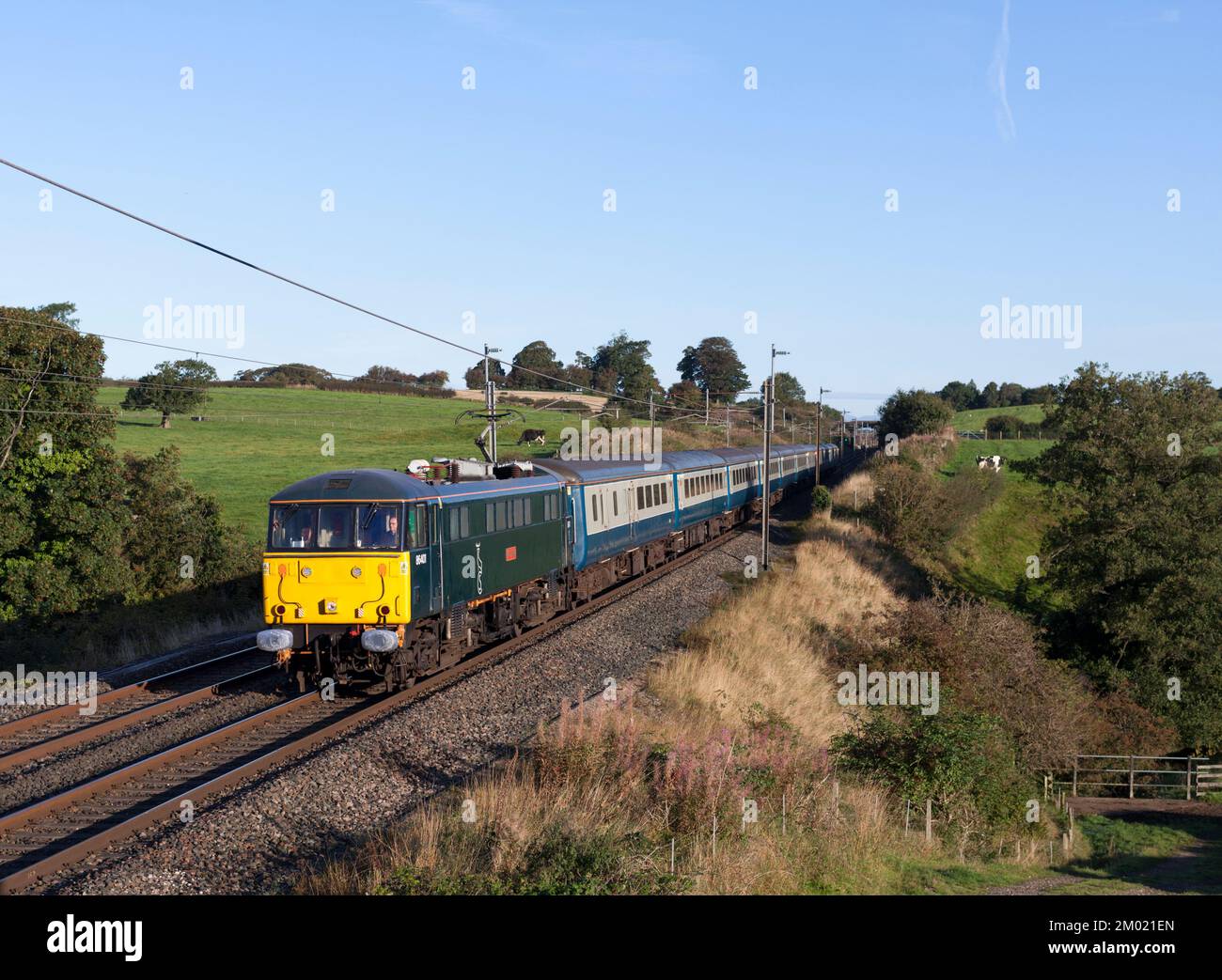 West Coast railways class 86 electric locomotive 86401 on the west ...