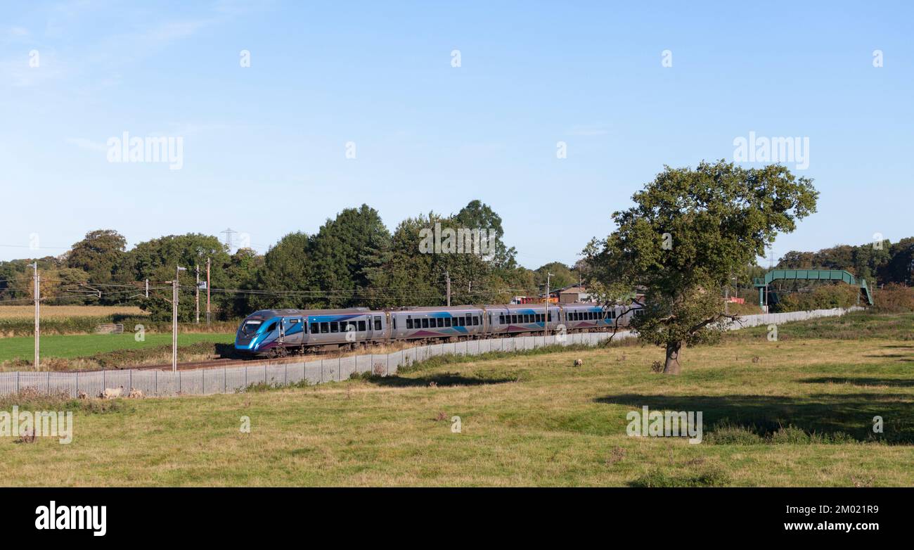 First Transpennine Express CAF class 397 electric train 397006 passing ...