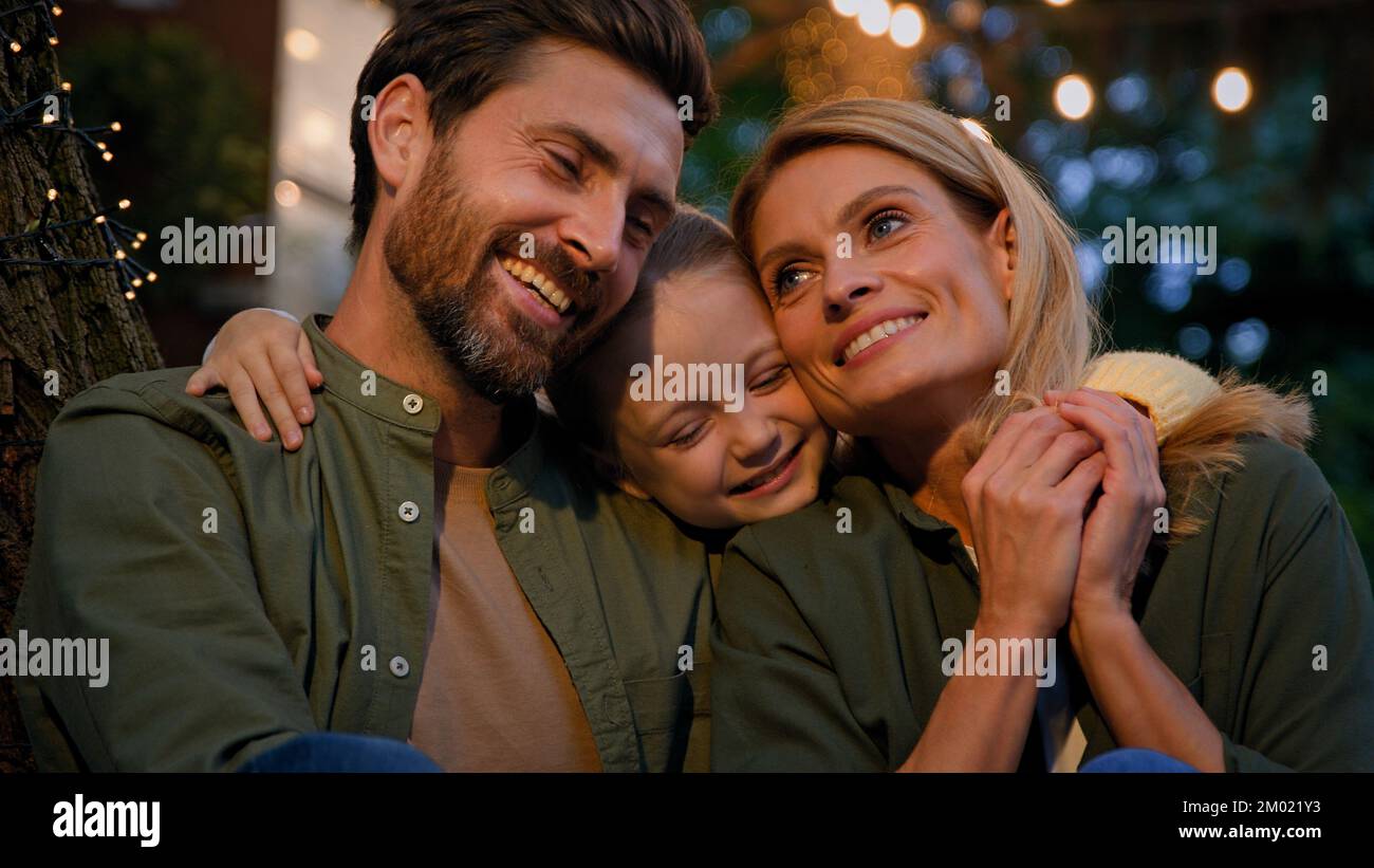 Parents Caucasian man father and woman mother talk speaking talking ...