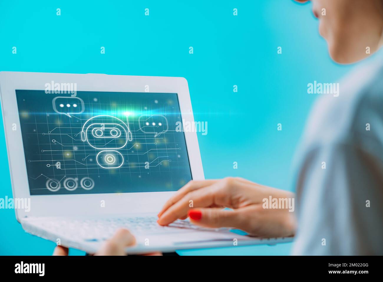 Chatbot support hi-res stock photography and images - Alamy