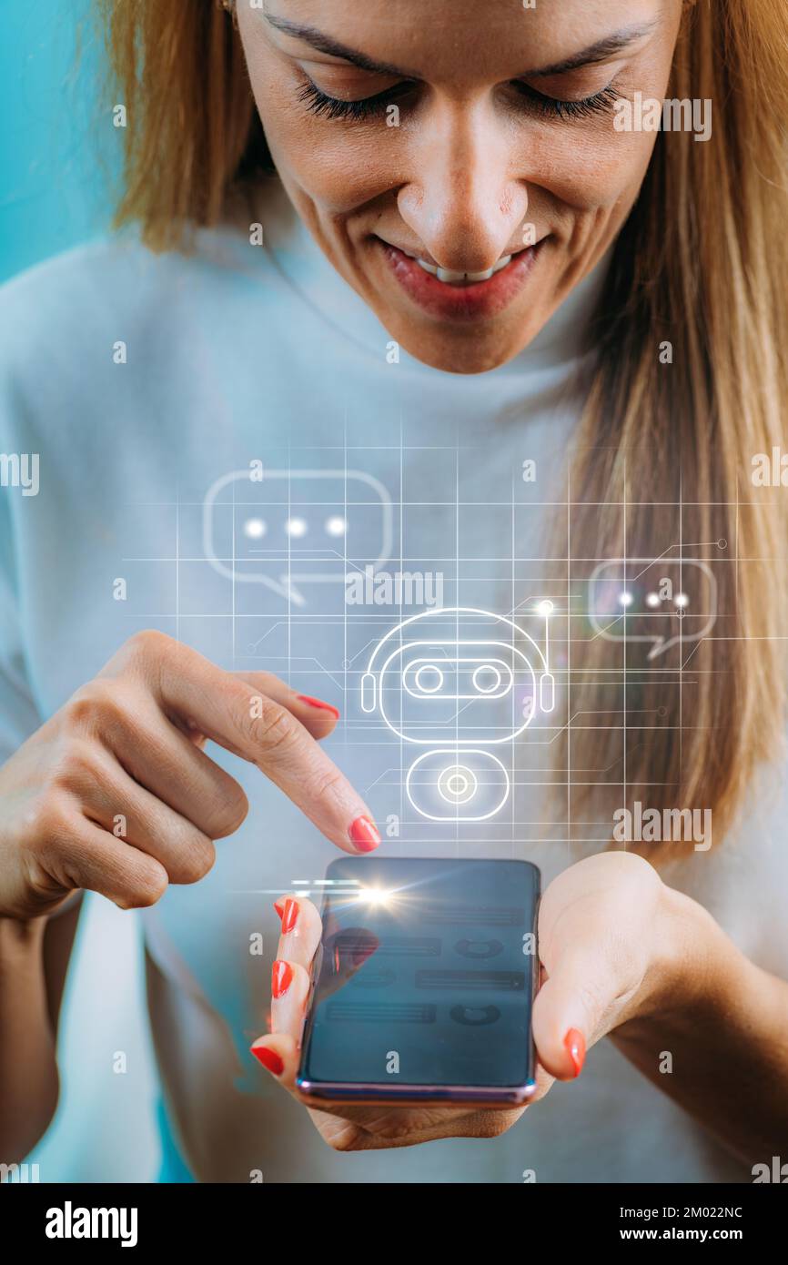 Chatbot support hi-res stock photography and images - Alamy